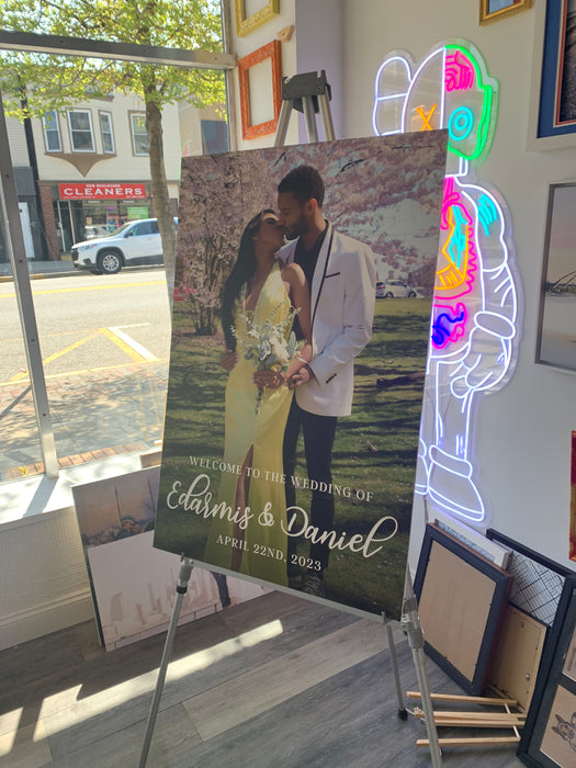 20x30 Custom Wedding Event Welcome Sign