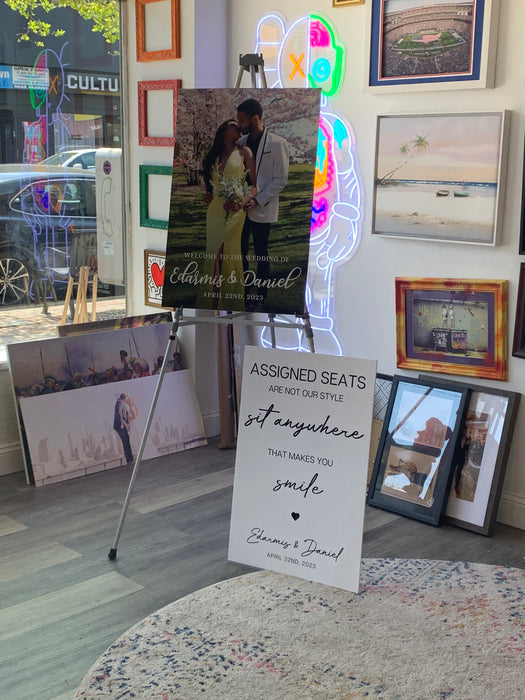 20x30 Custom Wedding Event Welcome Sign